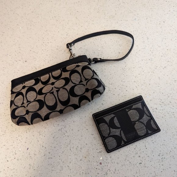 Coach | Bags | Coach Wristlet And Coin Purse Bundle | Poshmark
